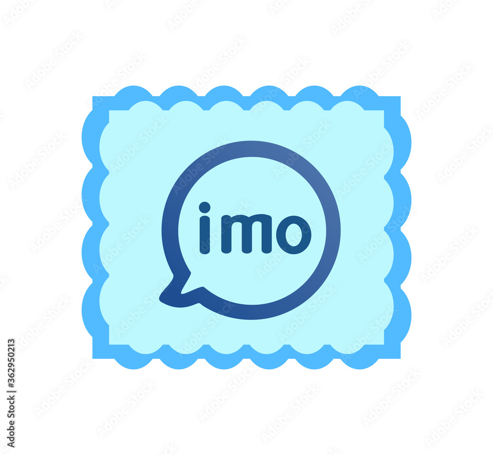 Imo logo. Imo free video calls and chat app logo. Imo video calls and ...
