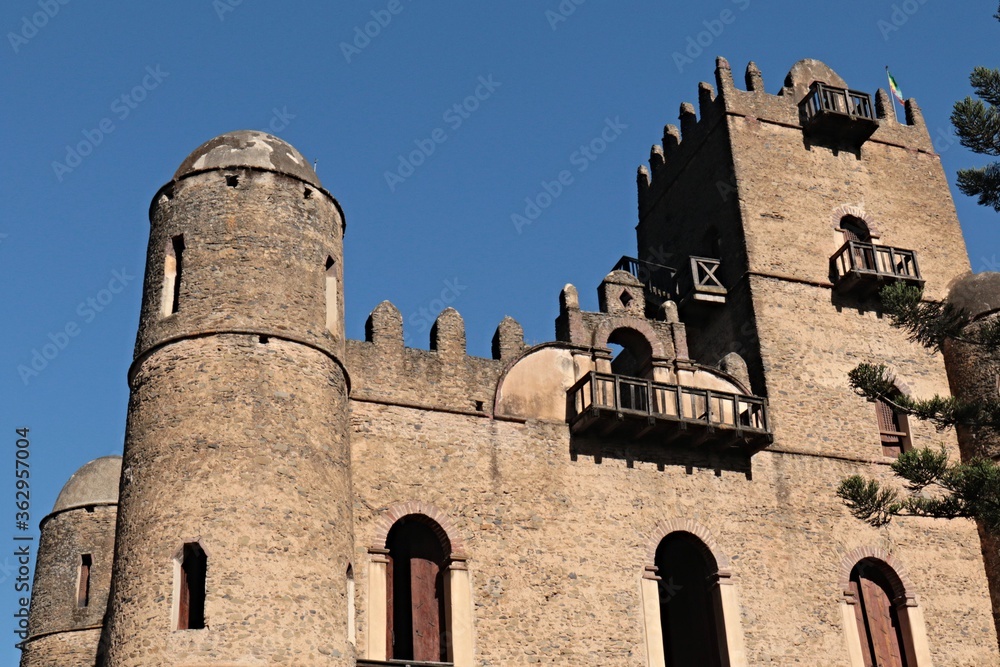 Fasil Ghebbi (Royal Enclosure) is the remains of a fortress-city within ...