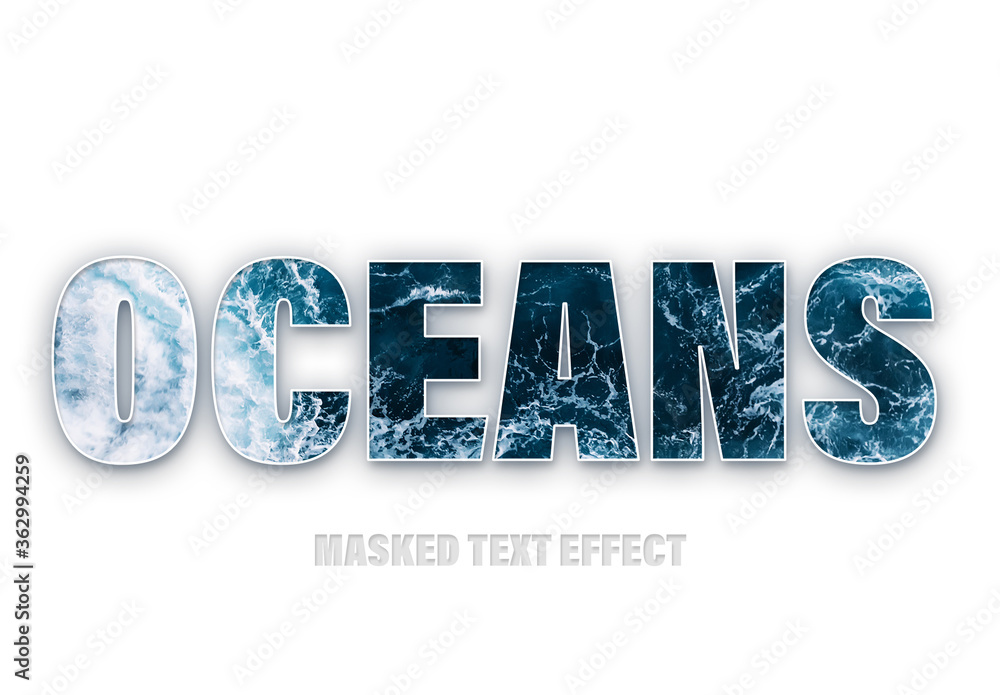 Text Mask Effect Stock Template | Adobe Stock