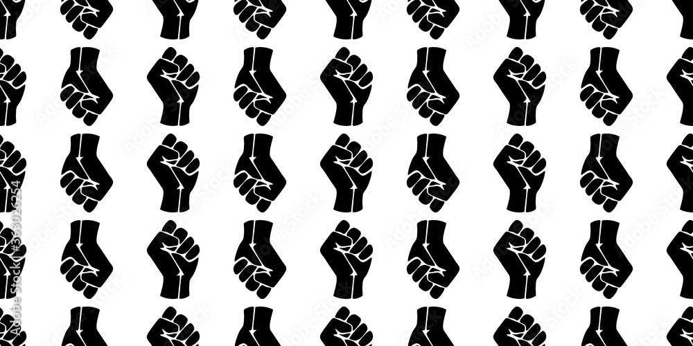Symbol of the black freedom movement. Black lives matter. Vector ...