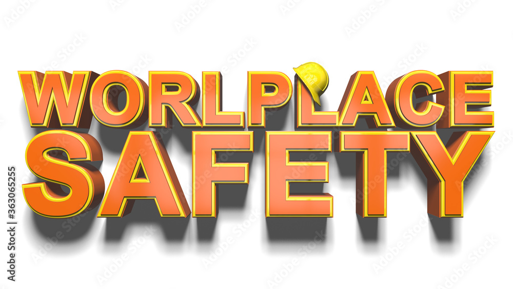 Work safety title health and safety (WHS) (HSE) (OSH) welfare in the ...