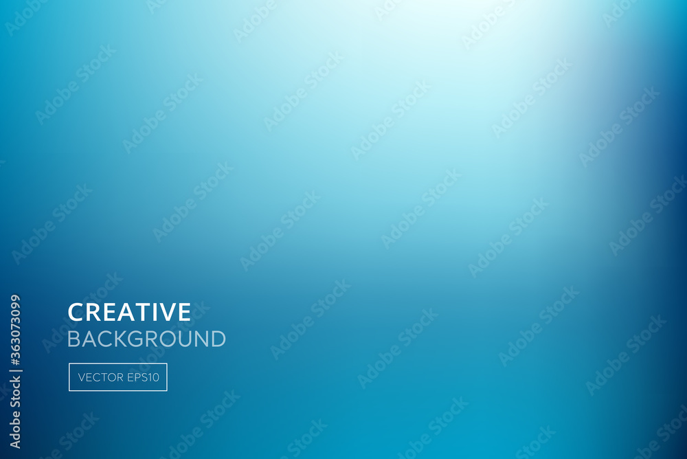 Bright gradient abstract white blue background Stock Vector | Adobe Stock