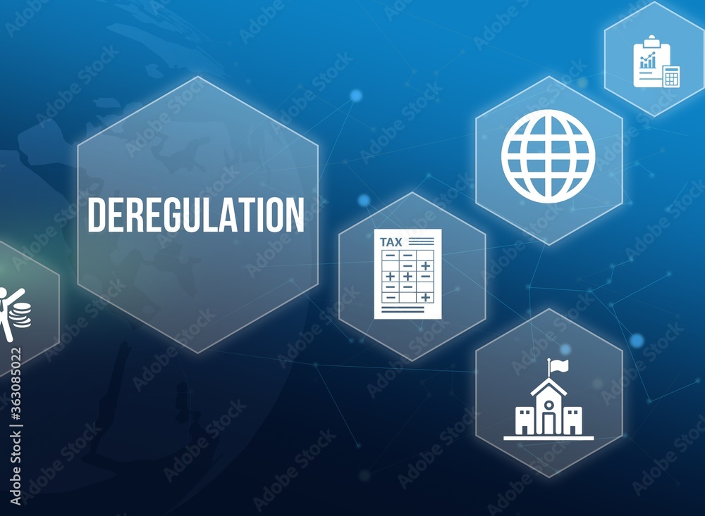 deregulation Stock Illustration | Adobe Stock