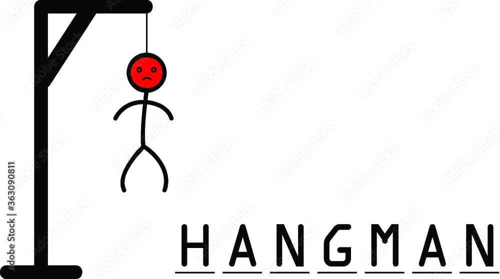 hangman game idea concept Stock Vector | Adobe Stock