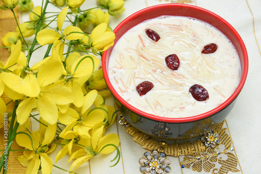 Mithai / semiya payasam(vermicelli), seasonal sweet dish Kerala India ...