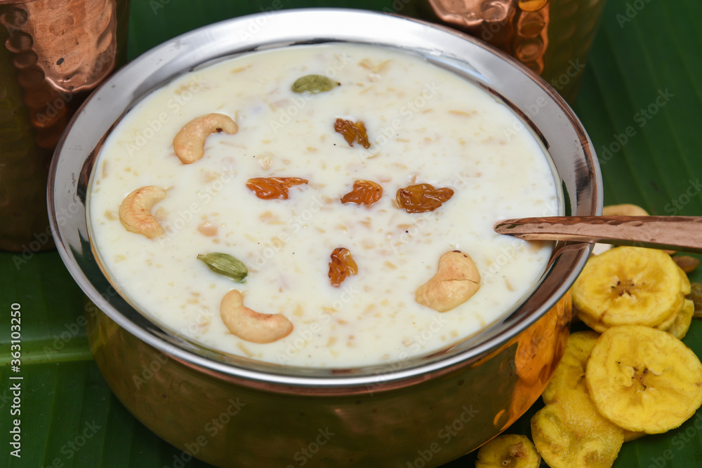 Mithai / semiya payasam(vermicelli), seasonal sweet dish Kerala India ...