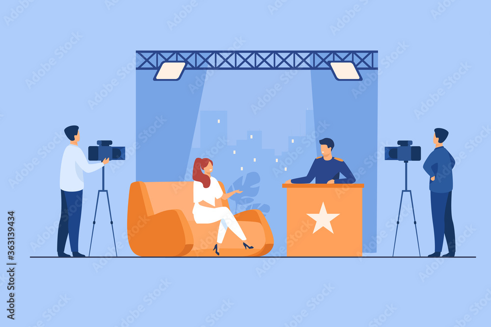 Tv Interview Clipart