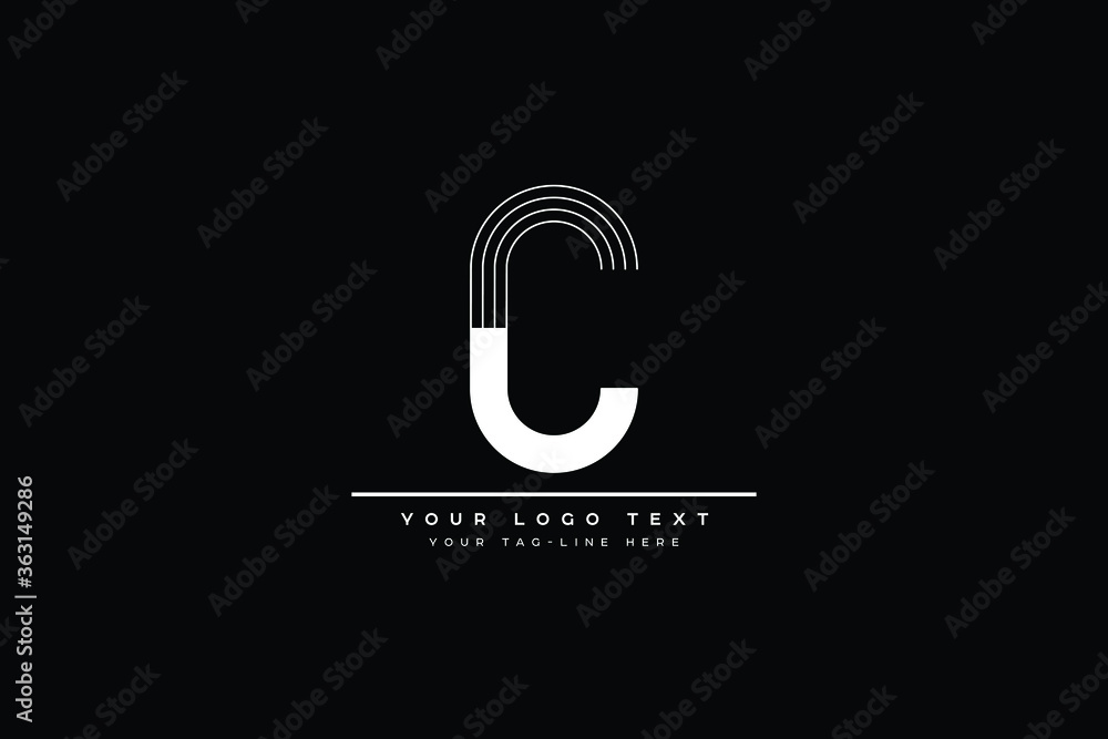 C CC logo design for business purpose. Initial based alphabet letters ...