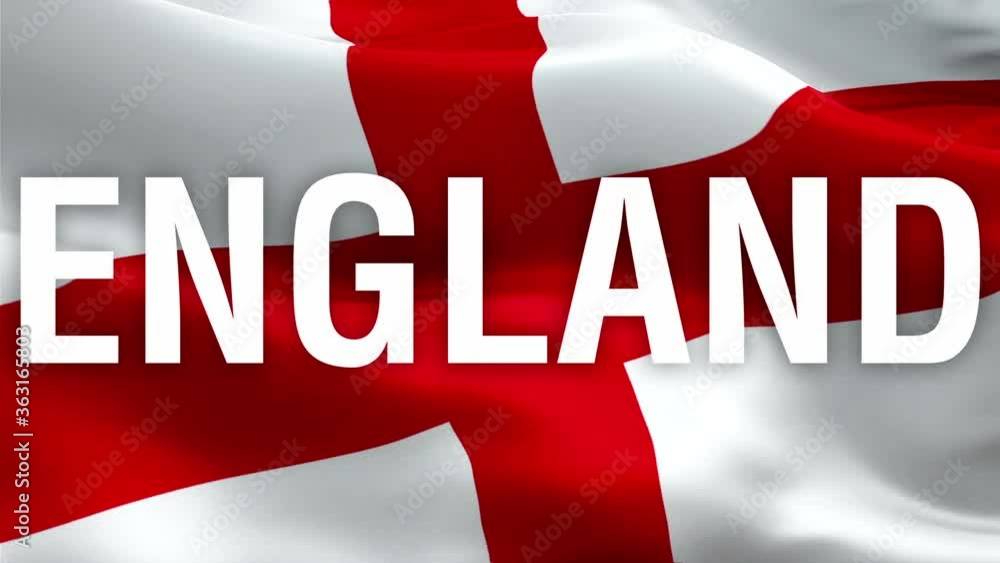 England waving flag. London 3d English flag waving. Sign of England ...