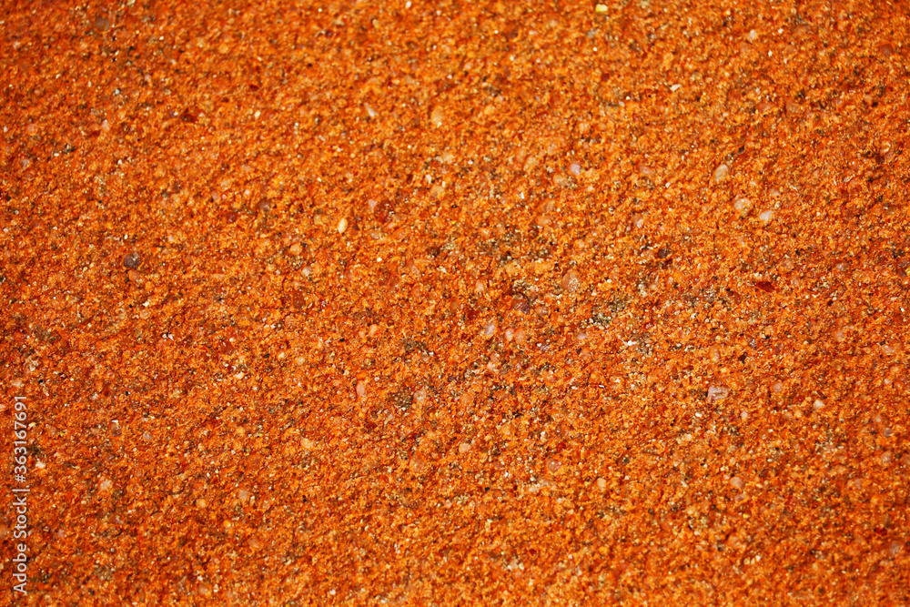 light orange and light copper color of ancient laterite wall Stock ...