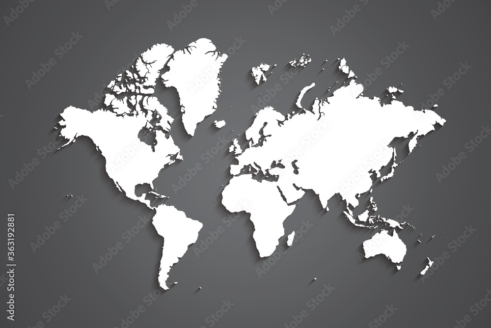 World map. popular World map Vector globe template for website, design ...