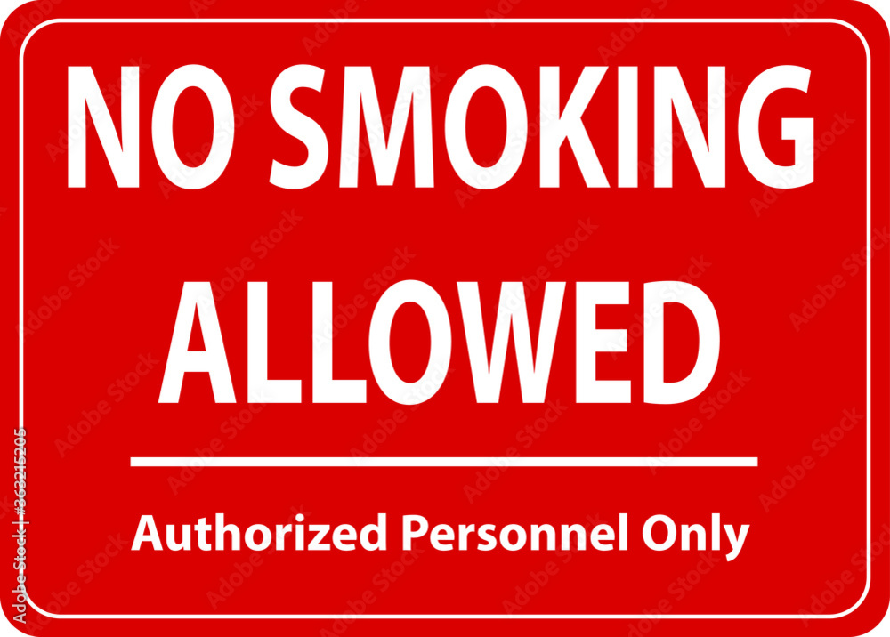 Stockvector NO SMOKING ALLOWED BEYOND THIS POINT DO NOT SMOKE BANNED ...