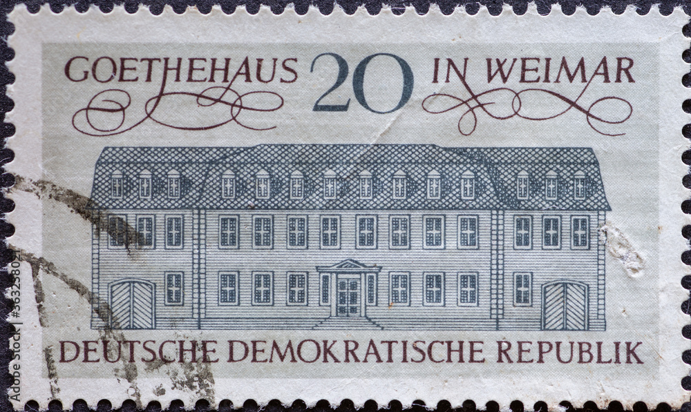 GERMANY, DDR - CIRCA 1967: a postage stamp from Germany, GDR showing a ...