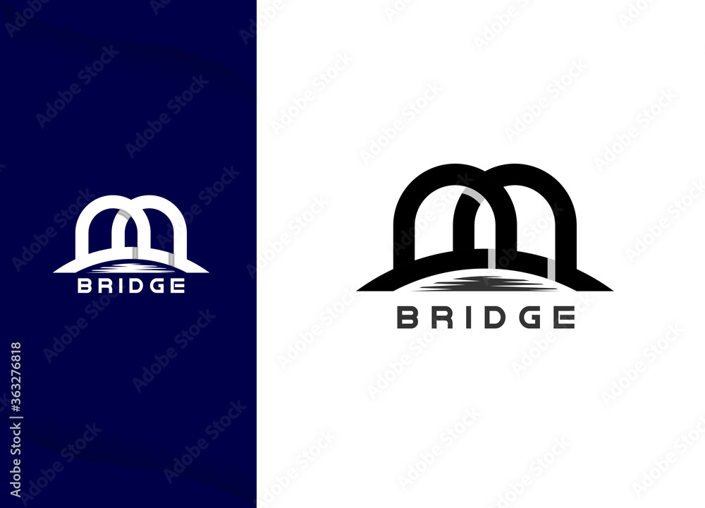 Abstract bridge Professional Business Symbol Vector Graphic Logo Design ...