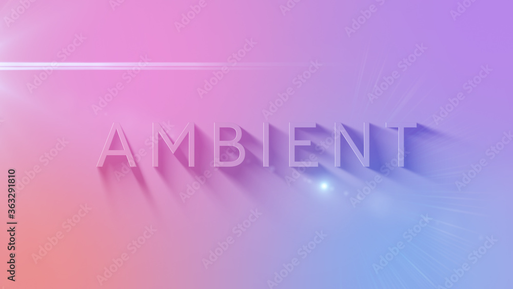 Ambient Light and Shadow Title Stock Template | Adobe Stock