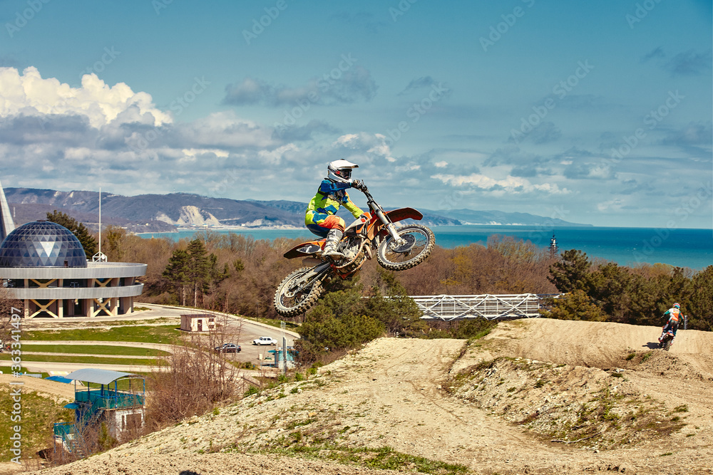 Motocross Track Jumps