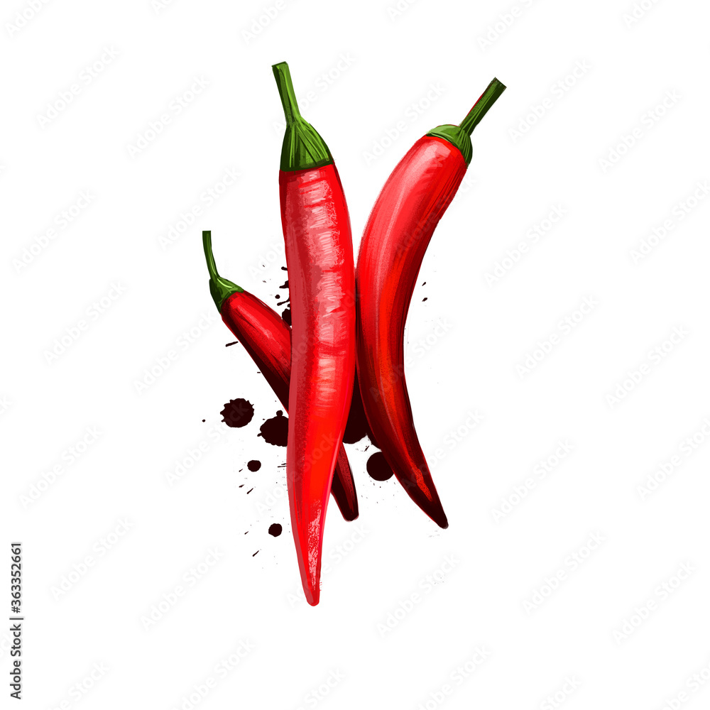 Chilli Plant Clip Art