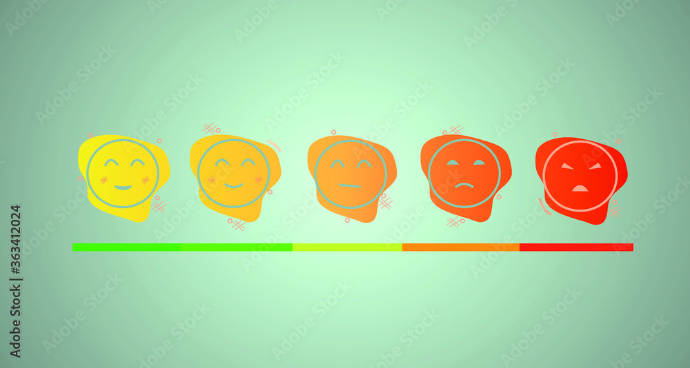 vector de estados de animo perfecto para anuncios y es editable Stock ...