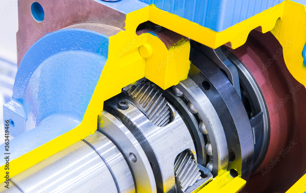 parts of the robot. Hydro-brain transmissions and gears. ภาพถ่ายสต็อก ...