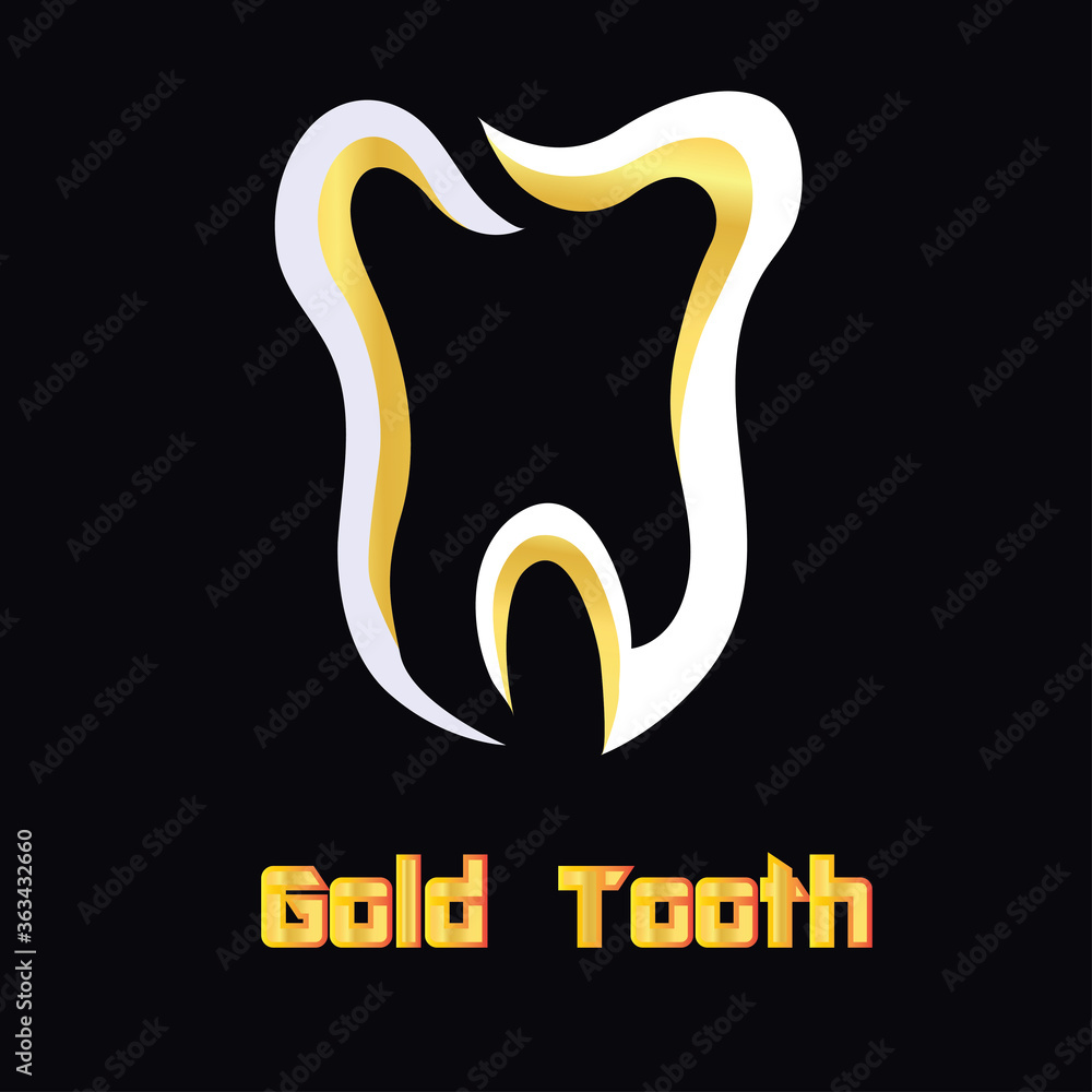 Vector logo design tooth in eps 10. Simple template and ready to use ...