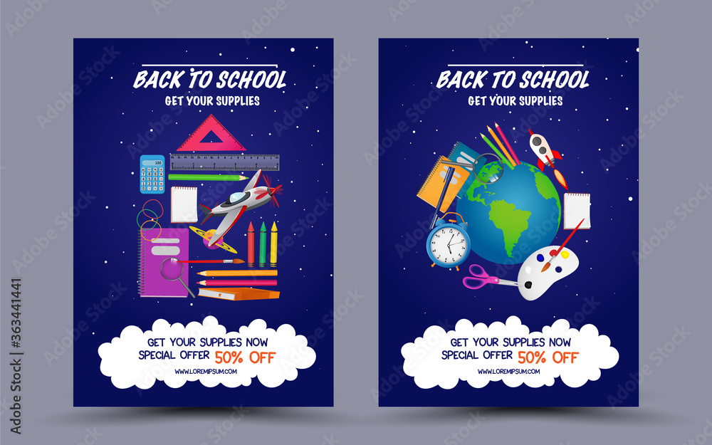 welcome back to school. ready to study Stock Vector | Adobe Stock