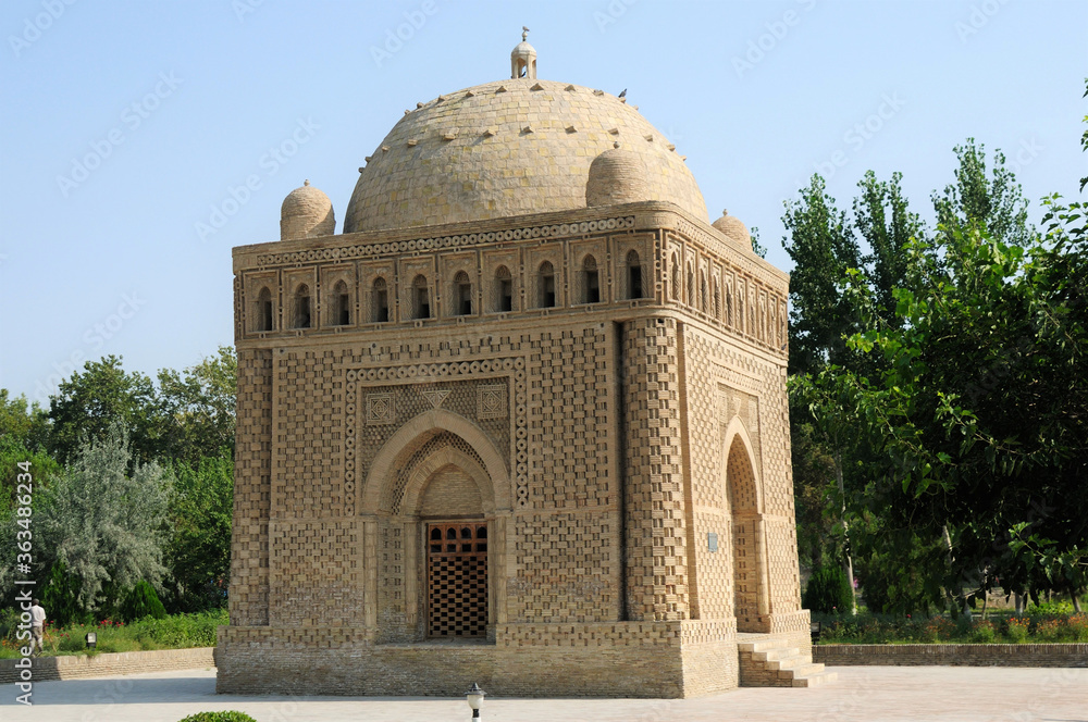 Ismail Samani Tomb is located in the city of Bukhara in Uzbekistan. The ...