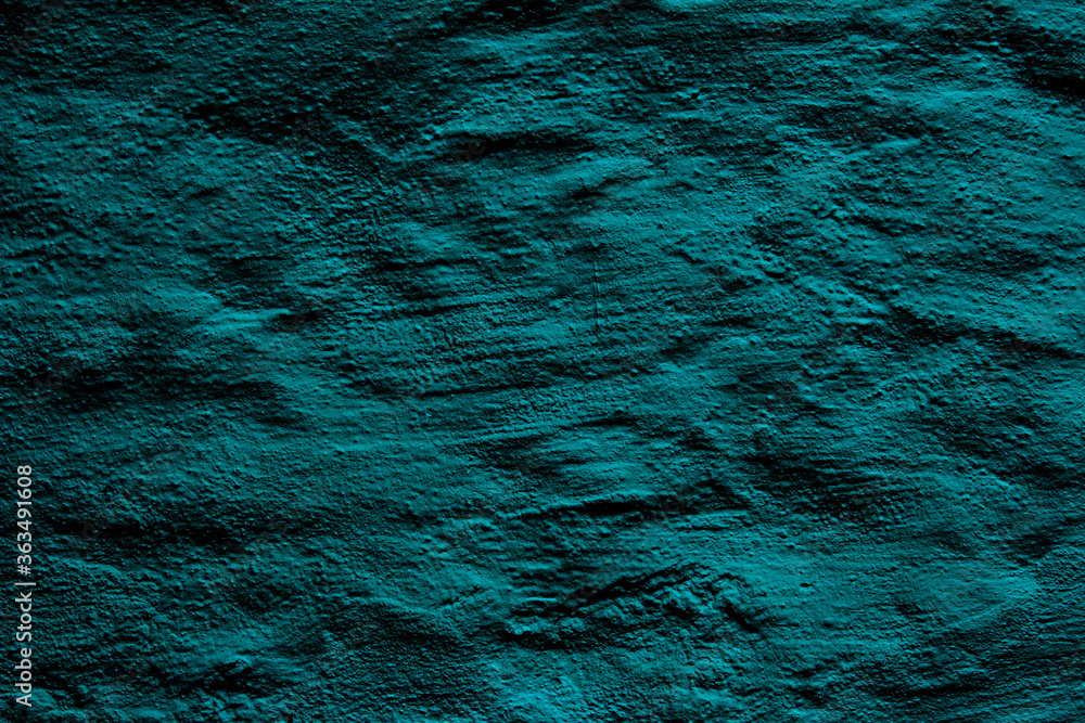 Petrol colored wall texture background with textures of different ...