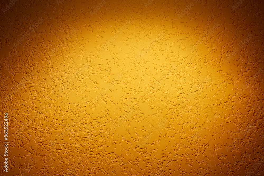 Volumetric cloud of yellow light on a structural background with ...