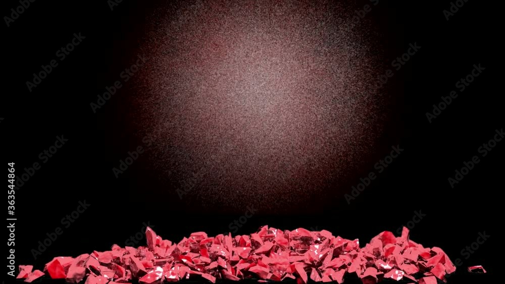 Realistic 3D footage animation of the severe acute respiratory syndrome ...