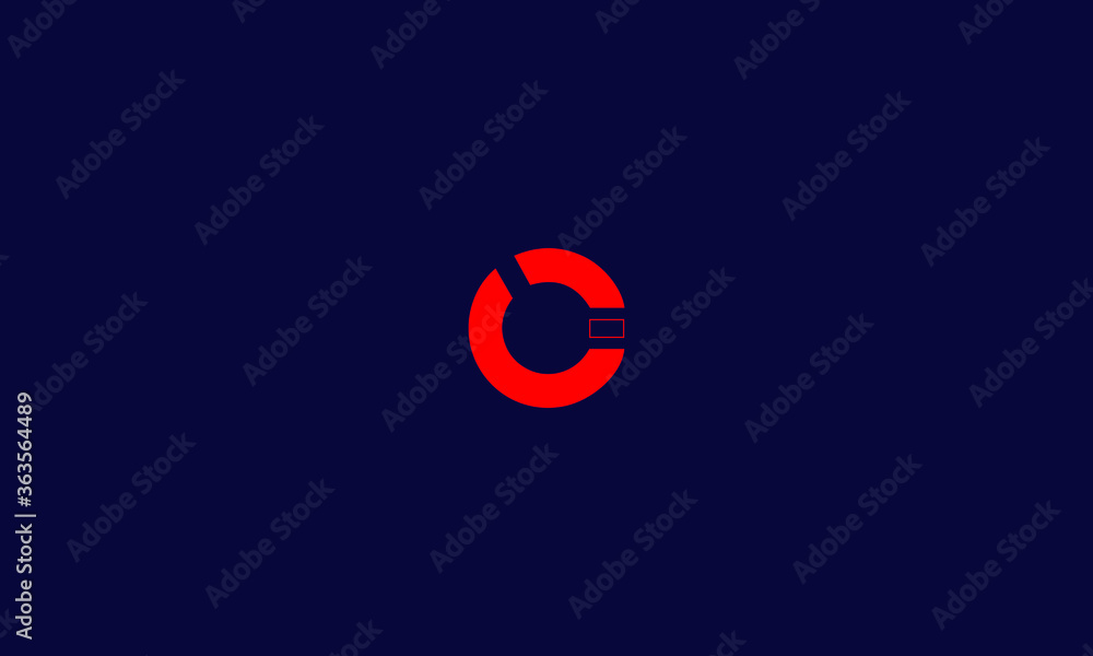 Alphabet letter C icon symbol monogram logo Stock Vector | Adobe Stock