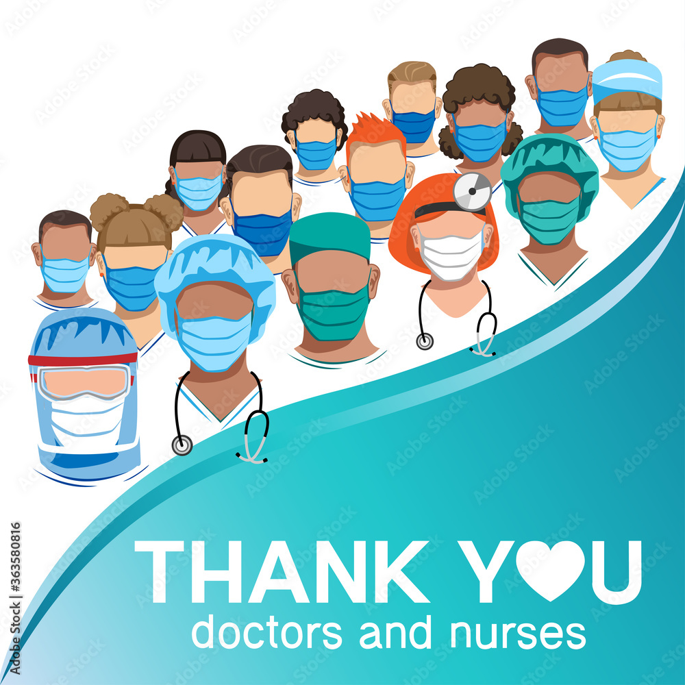 Thank you to the doctors and nurses for their help and saved lives ...
