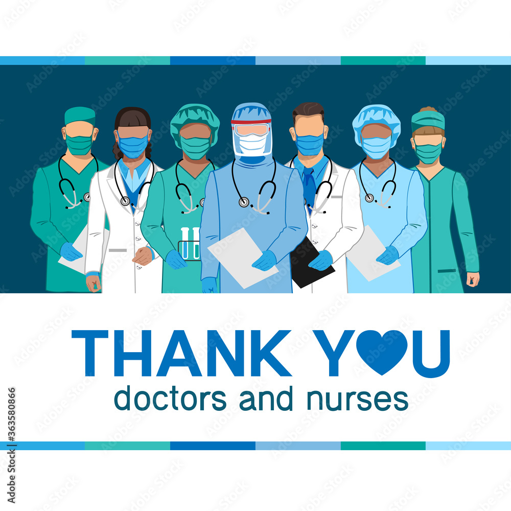 Thank you to the doctors and nurses for their help and saved lives ...