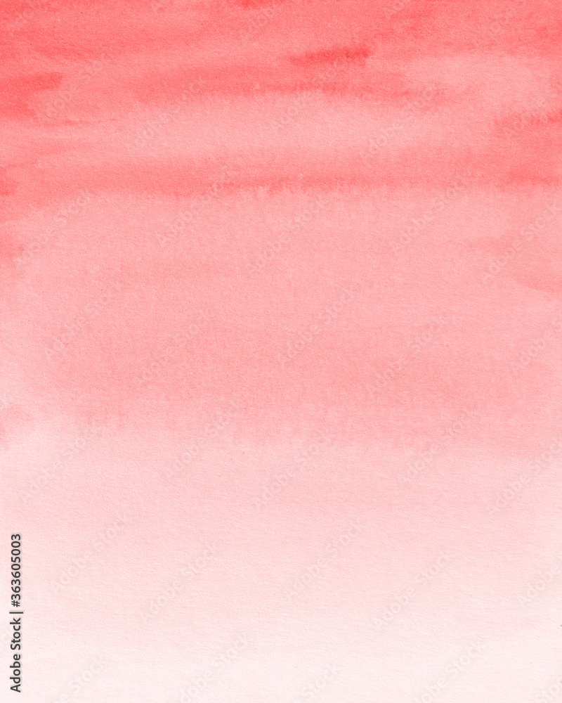 Pastel Red Watercolor Background, Hand Painted Background, Water Color ...