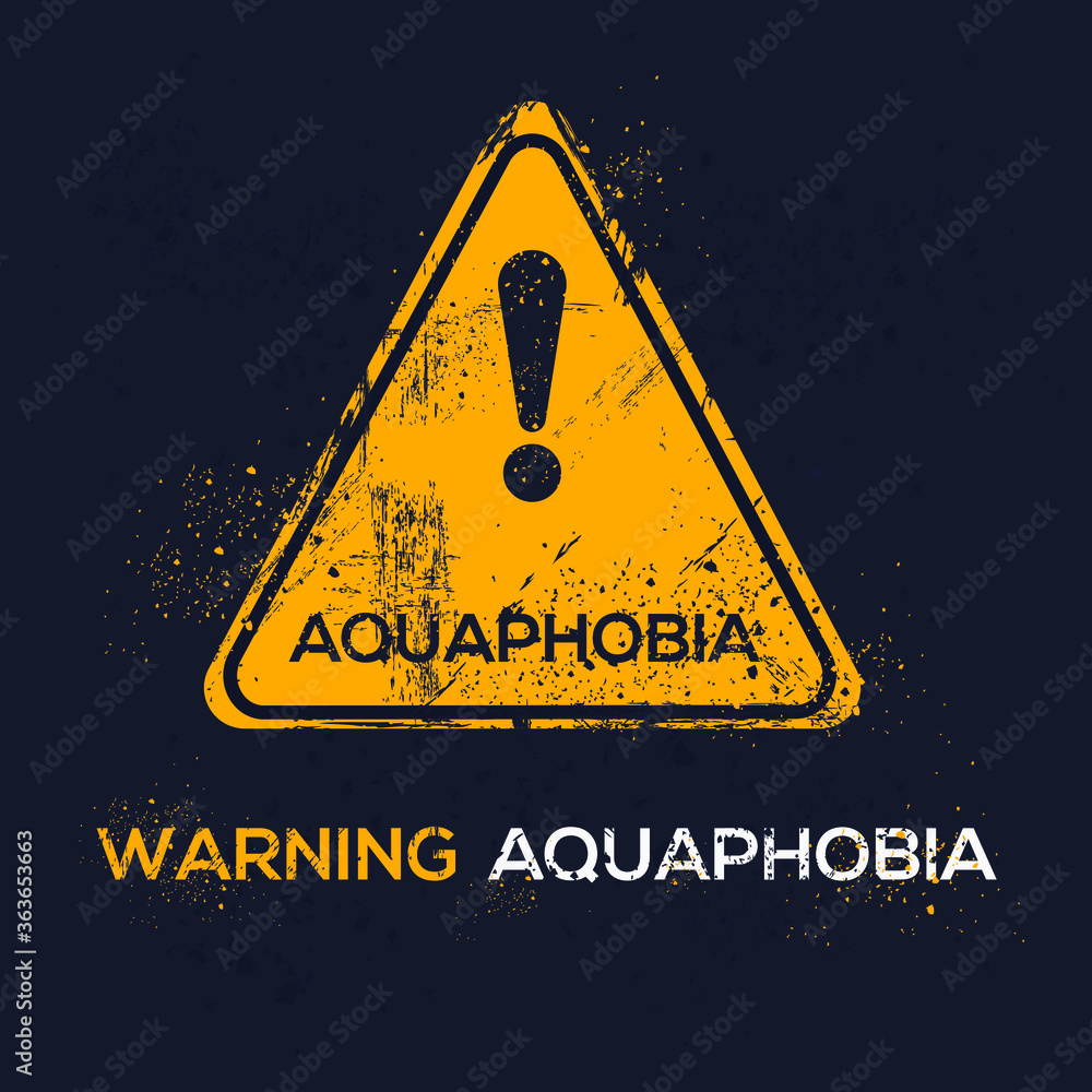 Warning sign (Autophobia) Greek word mean in English (fear of being ...