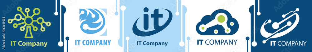 Vector logo of an it company, system integrations Stock Vector | Adobe ...