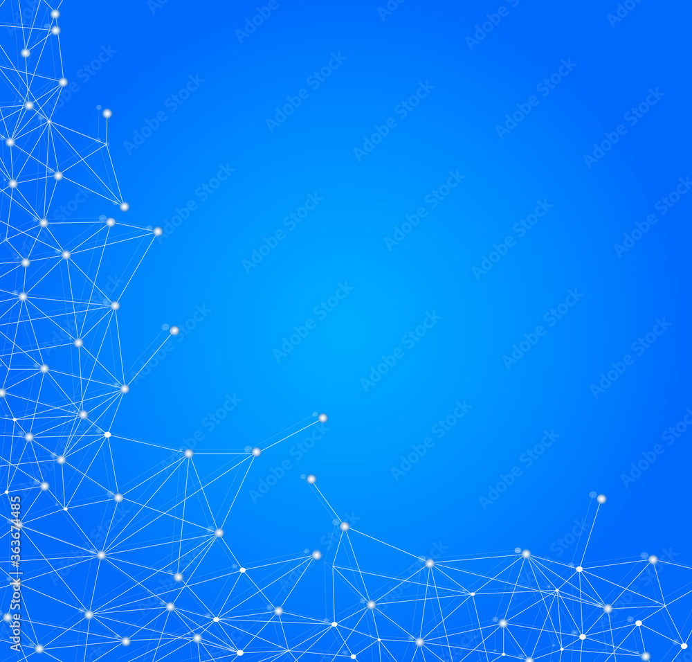 Network connect background, abstract vector. Digital network background ...