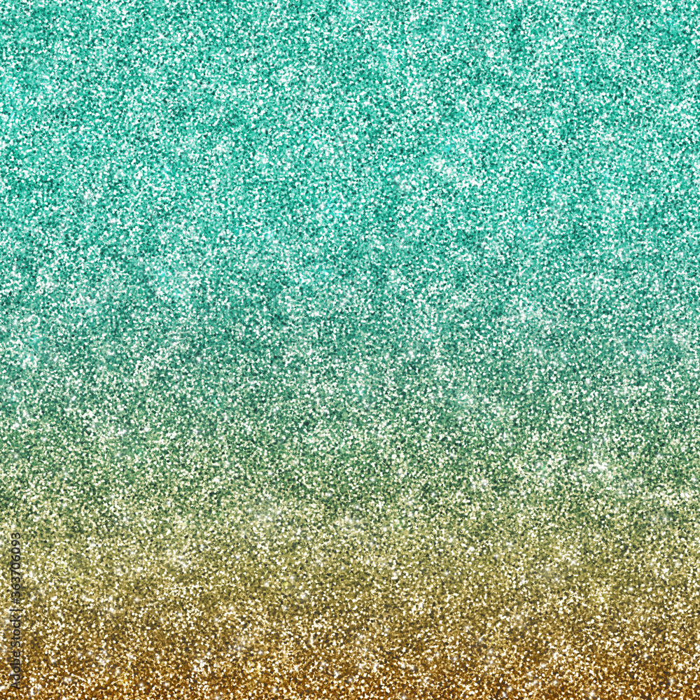 ombre gradient abstract blue gold water and sand beach glitter texture ...