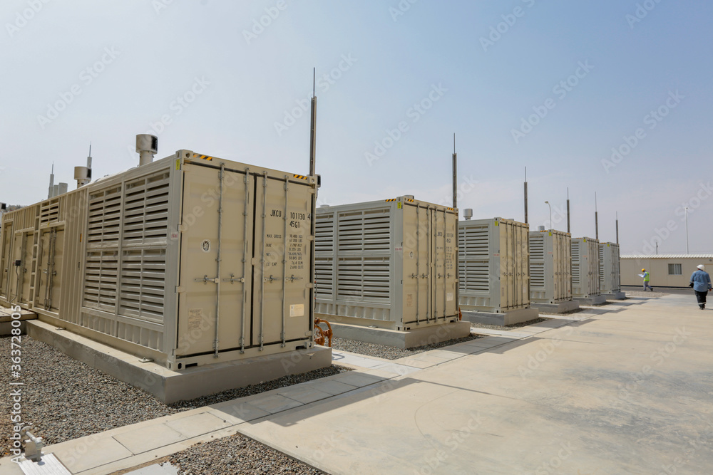 Diesel Generators and electrical switch rooms in the industry ...