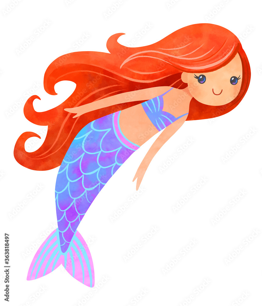 Cute Mermaid Clipart