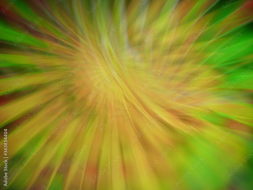 Illustration of colorful refracted light rays intersecting with each ...