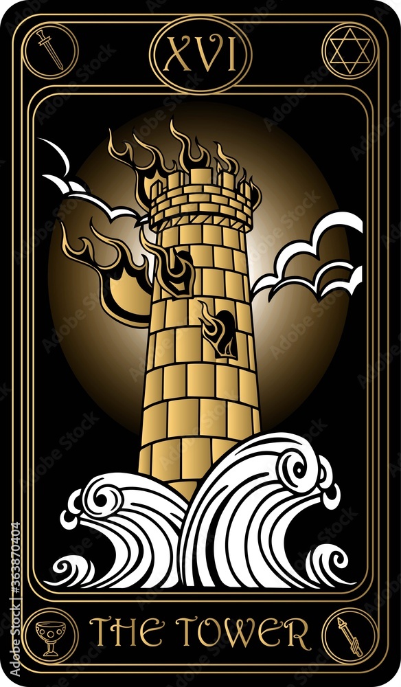 Tarot Cards The Tower