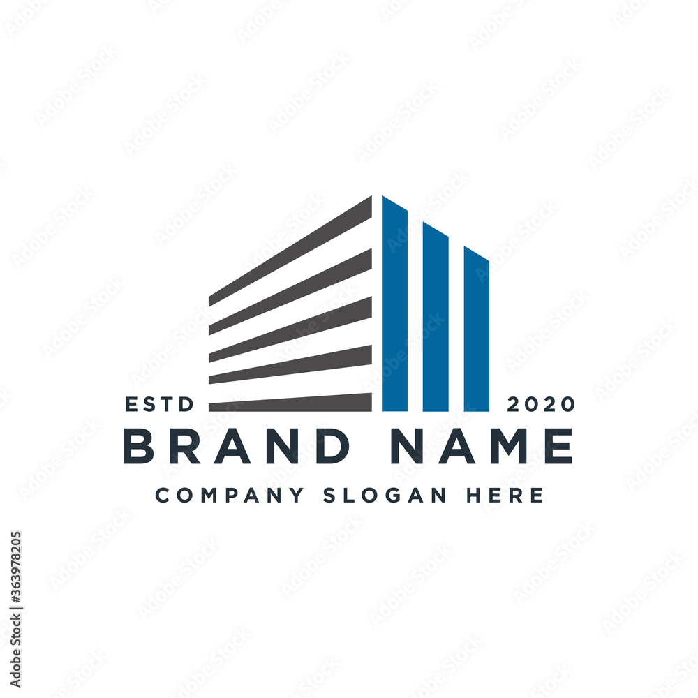 apartment,rent house building logo design inspiration Stock Vector ...