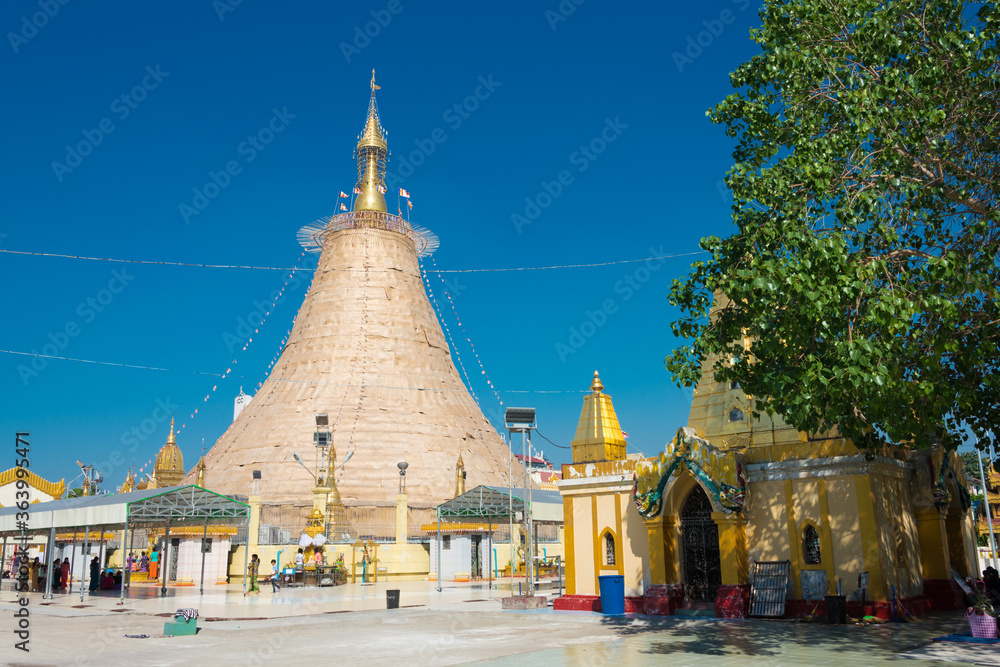Botataung Pagoda. a famous historic site in Yangon, Myanmar. Stock ...