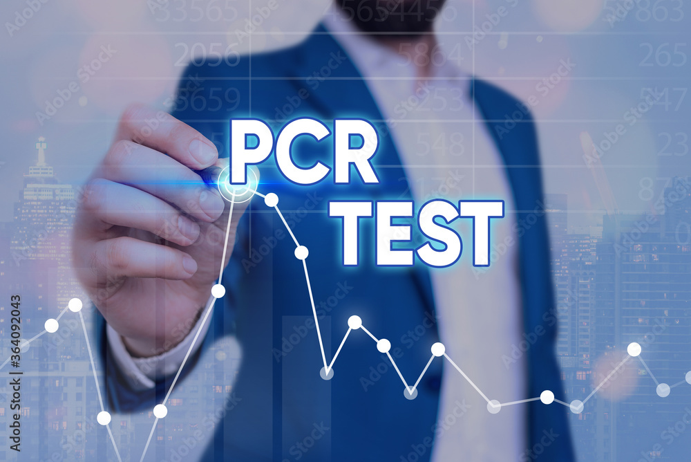 Writing note showing Pcr Test. Business concept for qualitative ...
