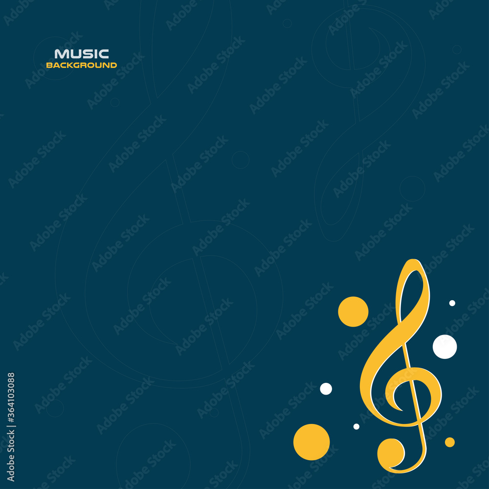 Music background for design, Vector and illustration,Template Design ...