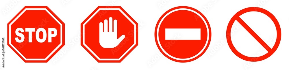 Poster Red STOP sign – Wall Art | UkPosters