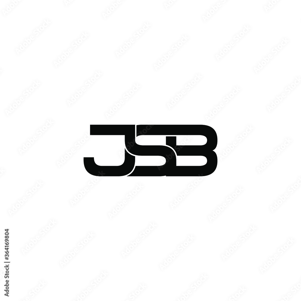jsb letter original monogram logo design Stock Vector | Adobe Stock