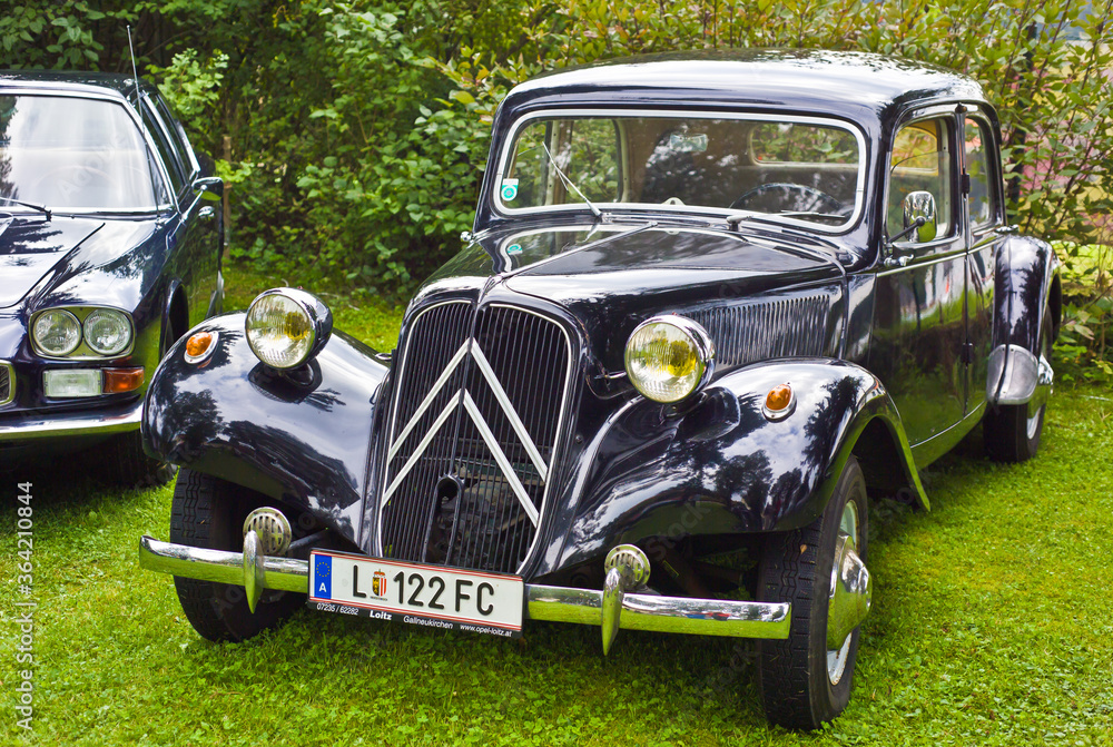 Citroen Traction Avant, vintage french limousine Stock Photo | Adobe Stock