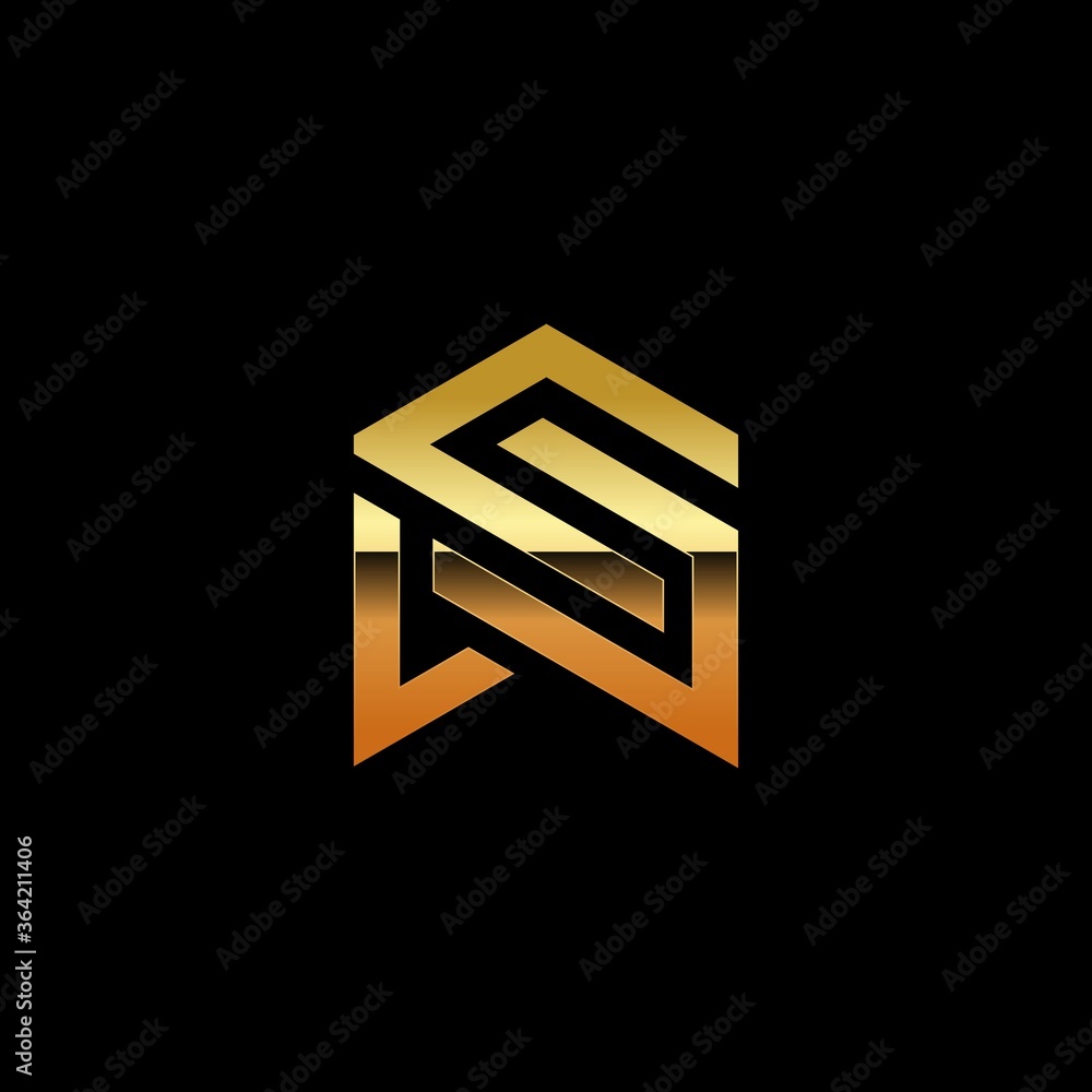 letter SW,letterWS,letter WC,letter CW vektor logo ideas Stock Vector ...