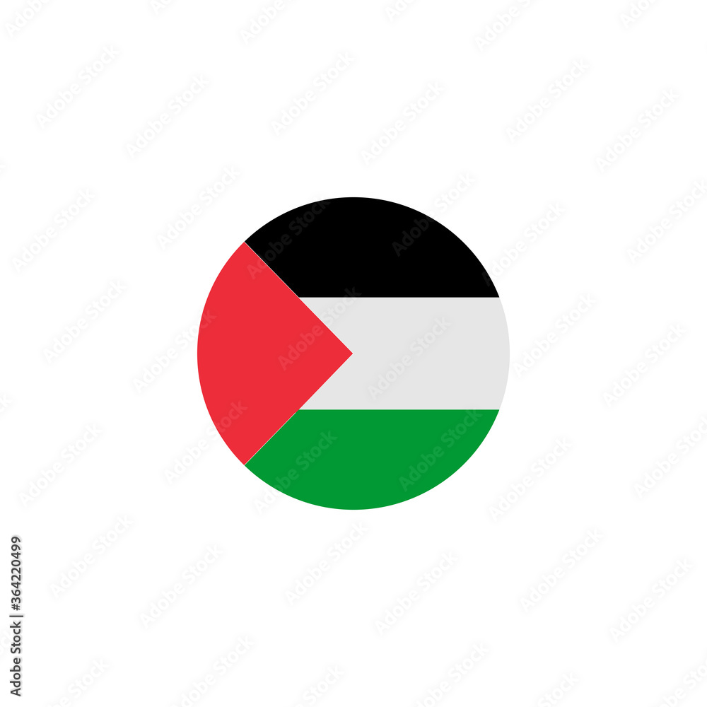 palestine national flags icon vector symbol of country illustration ...